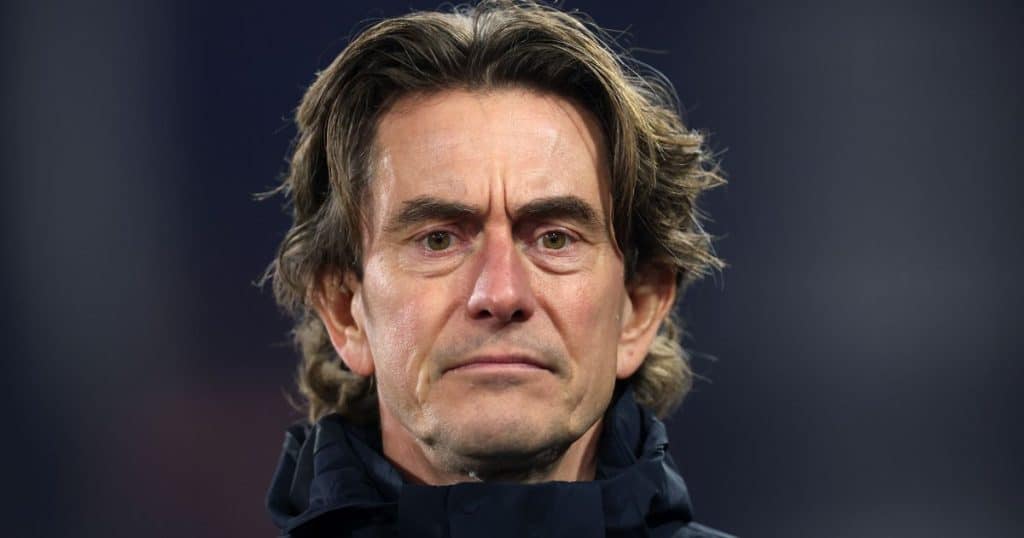 Tottenham Hotspur-Trainer Thomas Frank ist mit der Situation im Kader ...